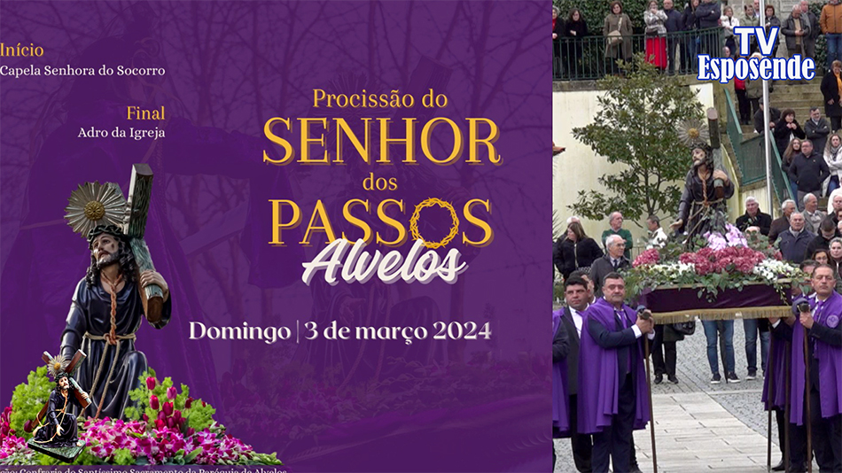 Procissão dos Passos 2024 em Alvelos_Barcelos - TV Esposende